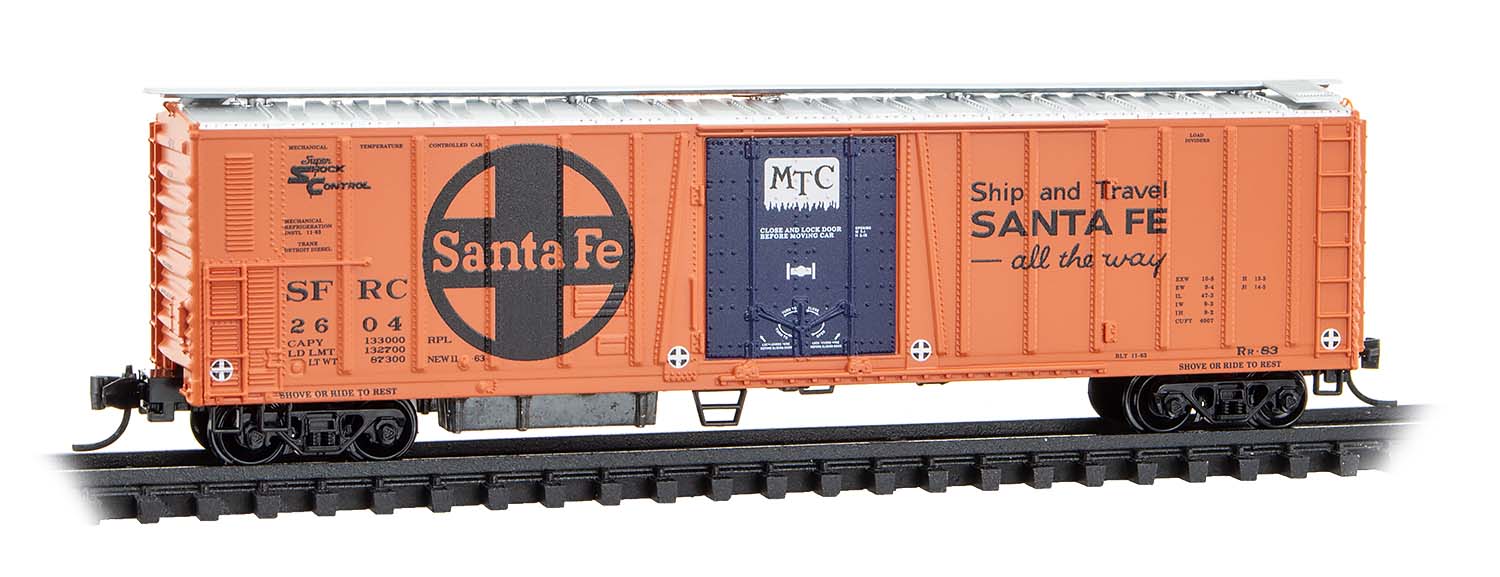 Micro-Trains Line 070 00 120 N 51' Mechanical Reefer, ATSF 2604 – House ...