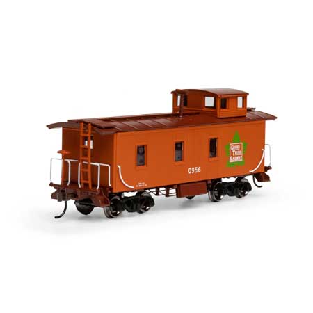 Roundhouse 11718 HO, 3 Window Standard Wood Caboose, Grand Trunk ...
