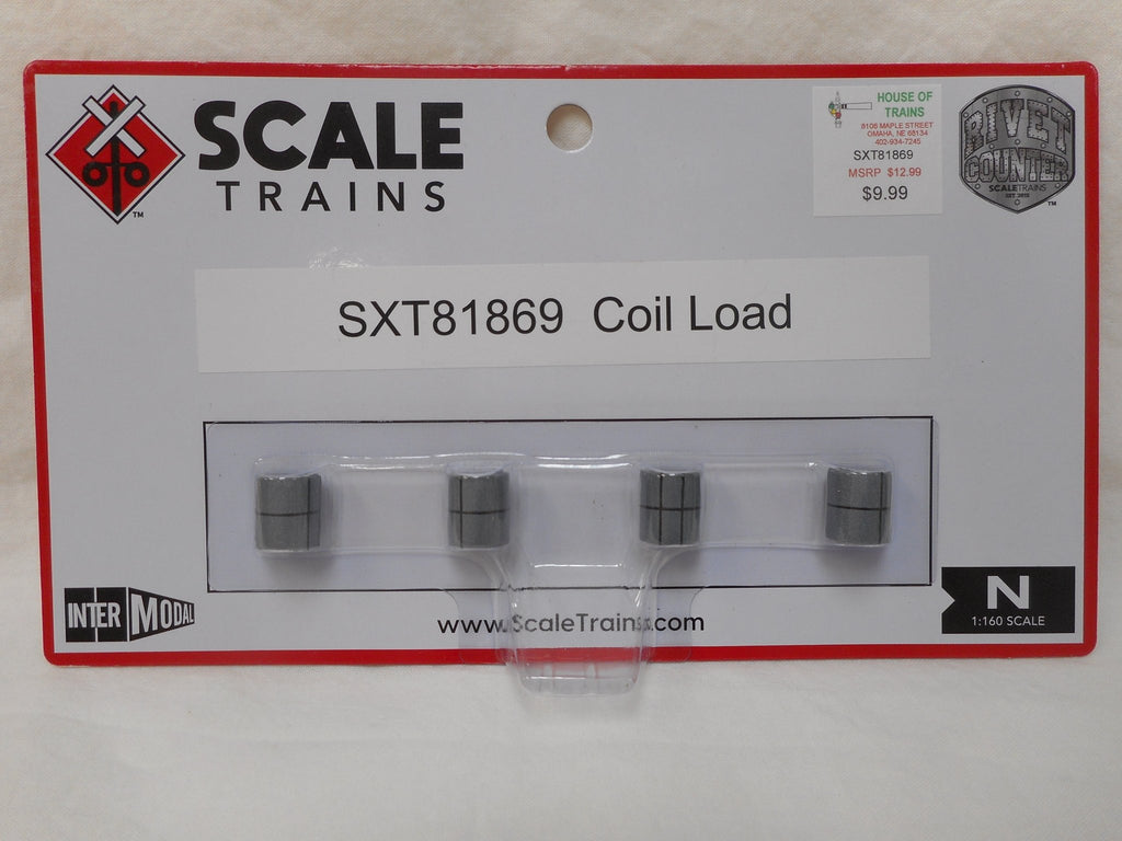 Scale Trains 81869 N, Banded Coils for Coil Steel Car