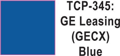 Tru Color TCP-345 GE Leasing, GECX Blue, Paint 1 ounce – House of Trains